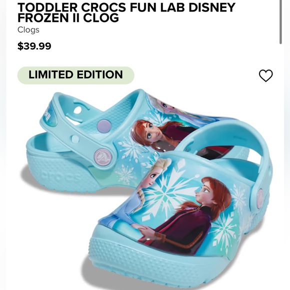 CROCS | Shoes | Nwt Girls Frozen 2 Disney Fun Lab Crocs Size 3 | Poshmark